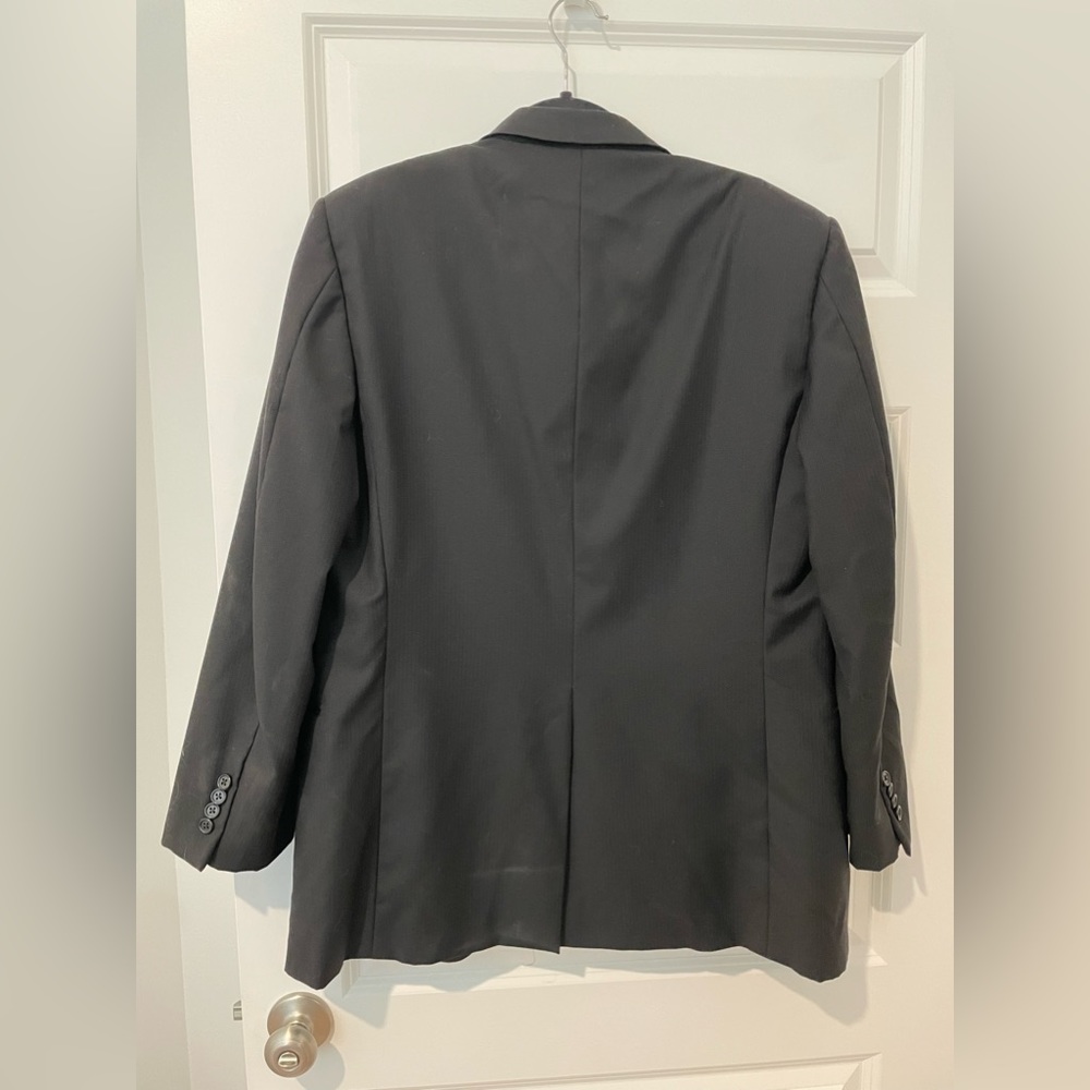 Hickey Freeman Men’s Suit Jacket Black - Gem